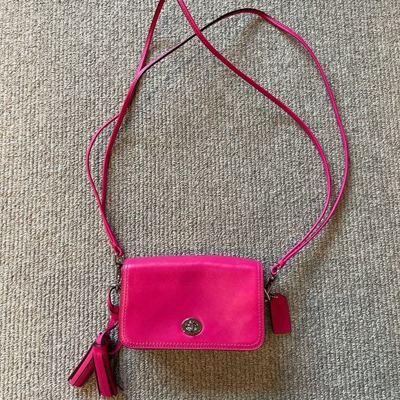 Coach | Bags | Coach Pink Leather Purse Nwot | Poshmark